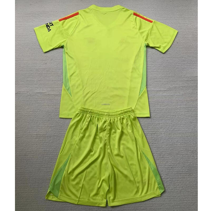 Camiseta De Portero Arsenal Verde 2024 Niño Kit | Futboloo
