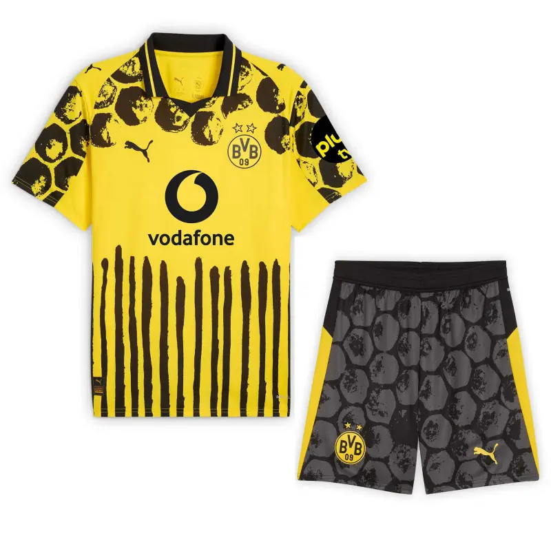 Camiseta Borussia Dortmund 2025/2026 KidSuper Amarillo Niño Kit | Futboloo