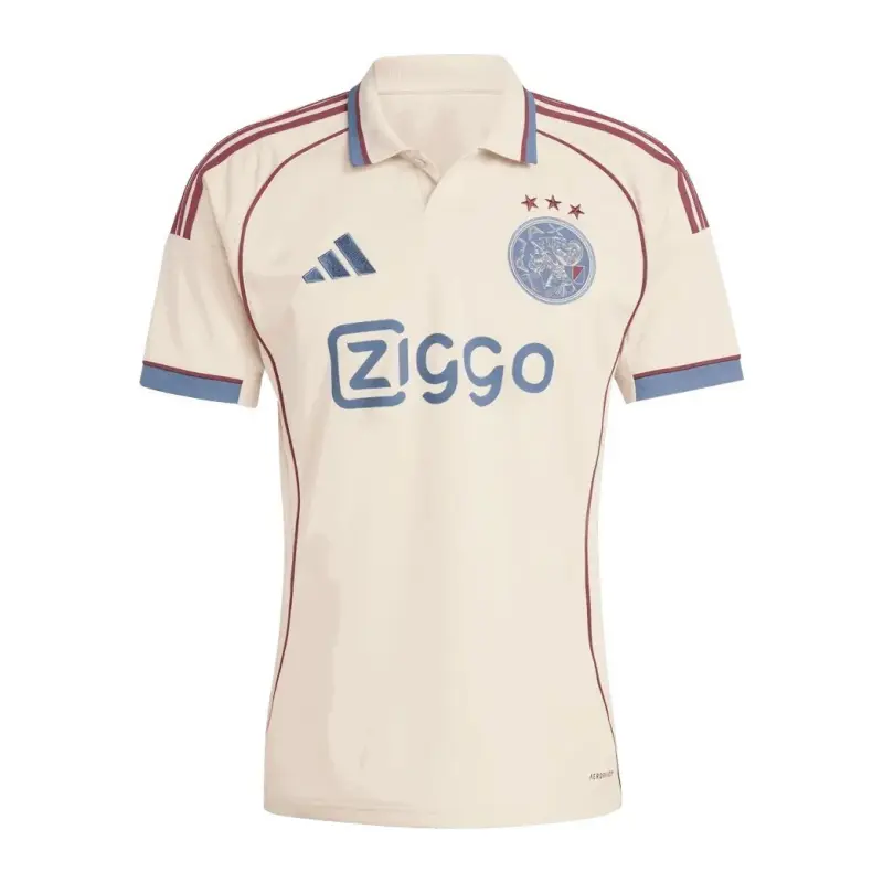 Pantalón Corto Ajax 2025/2026 Third Blanco Roto | Futboloo