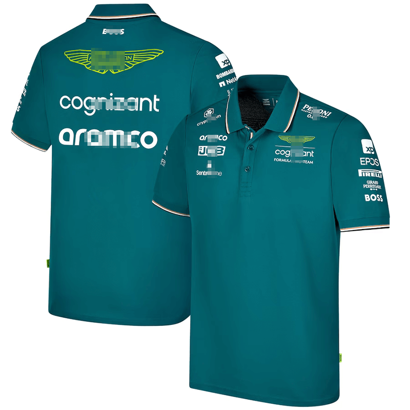 Polo Aston Martin Aramco Cognizant F1 Racing Team Verde 2023 | Futboloo