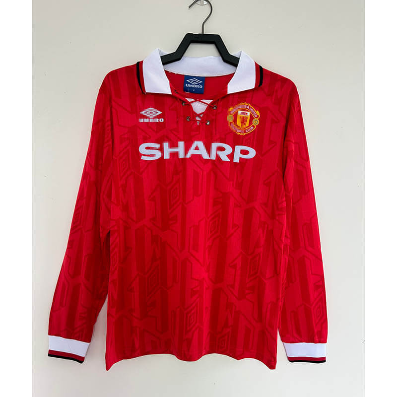 Camiseta Manchester United Retro 1992/94 ML Home | Futboloo