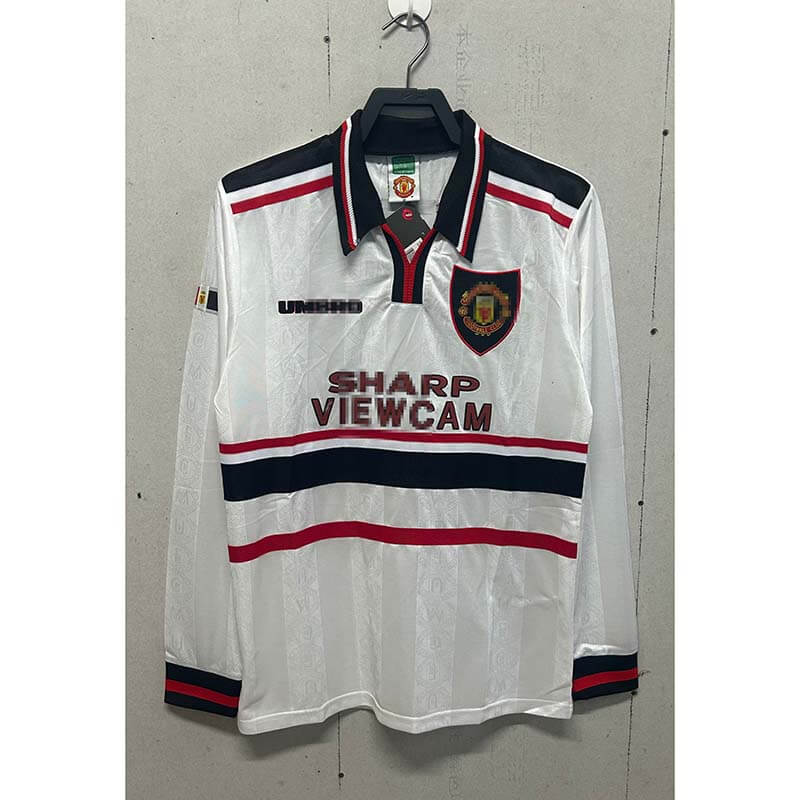 Camiseta Manchester United Retro 1998 ML Away | Futboloo